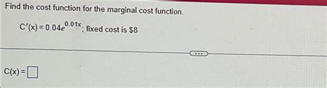 Image result for How to Find the Marginal Cost Function