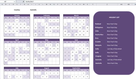 Image result for Dynamic Calendar Excel