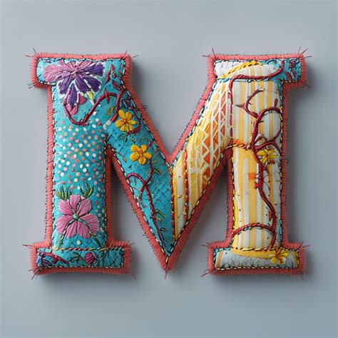 Image result for Script Monogram Letter M