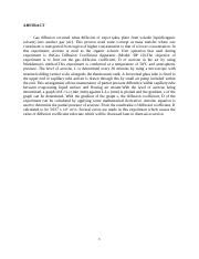 Image result for Gas Diffusion Lab Report Sample