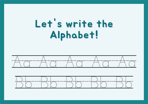 Image result for Learning to Write Alphabet Templates Free Vector