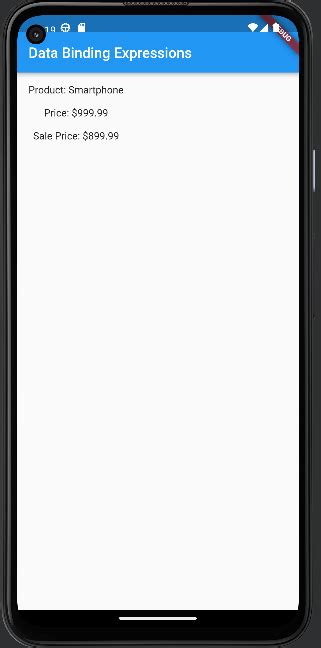 Image result for Flutter Dual Binding Example