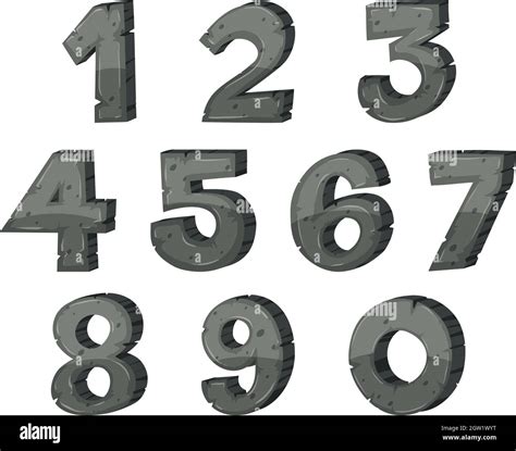 Image result for Block Style Numbers
