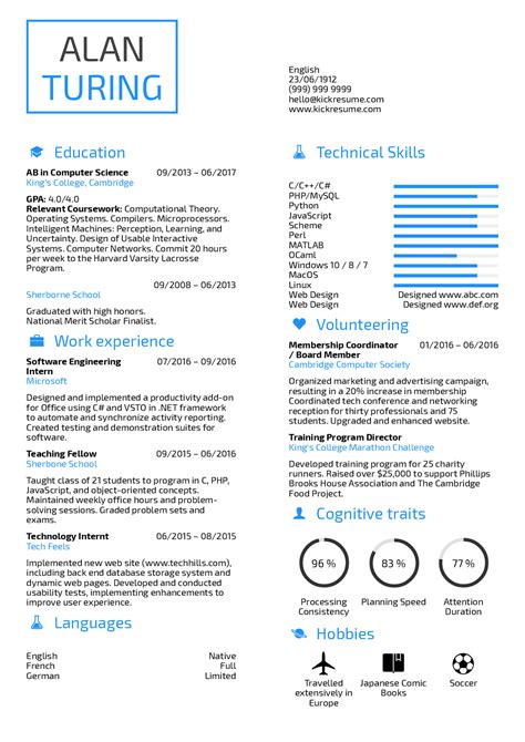 Image result for Computer Science Student Resume