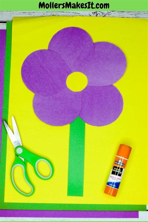 Image result for Flower Paper Spring Craft Ideas
