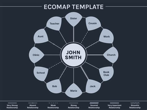 Image result for Ecomap Example with Key