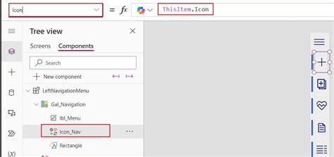 Image result for Power App Left Navigation