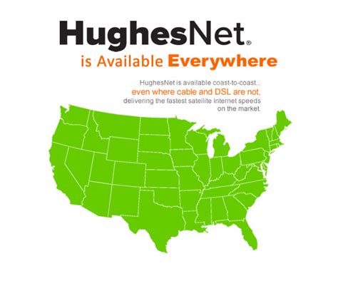 Image result for HughesNet Coverage Map