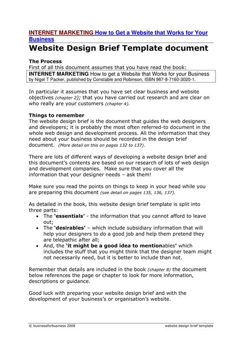 Image result for How to Write a Design Brief