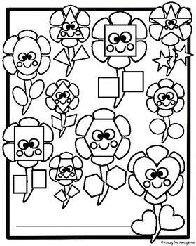 Image result for Flower Shape Coloring Pages