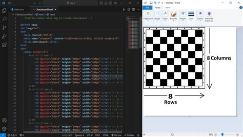 Image result for Chess Board Pink HTML and CSS Syntax