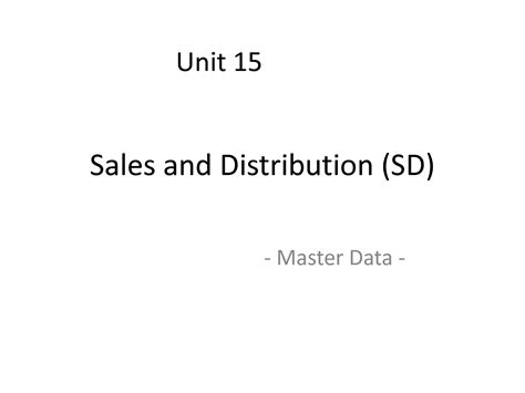 Image result for Master Data in SAP SD Module