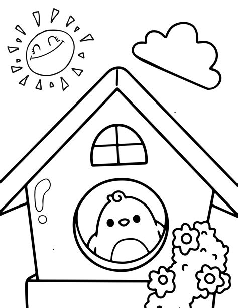 Image result for Simple Spring Coloring Pages