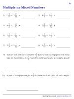 Image result for Multiplying Mixed Numbers by Integers Worksheet