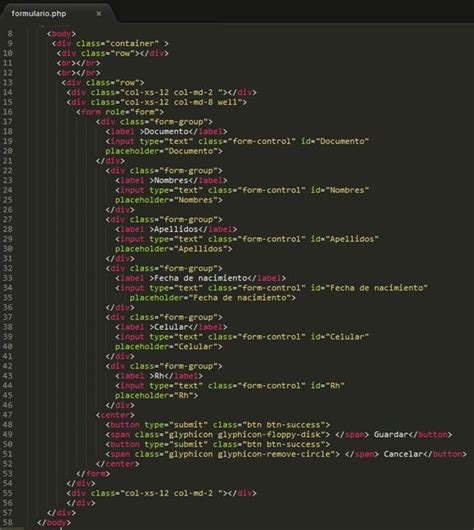 Image result for Formulario Con Bootstrap
