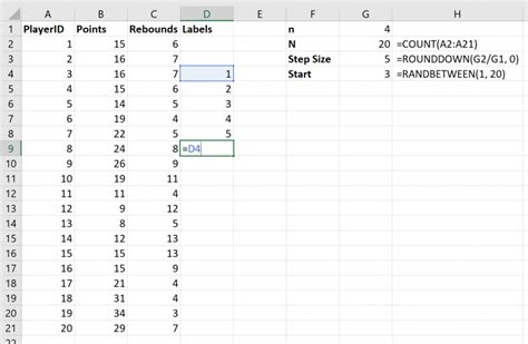 How to Perform Systematic Sampling in Excel (Step-by-Step)