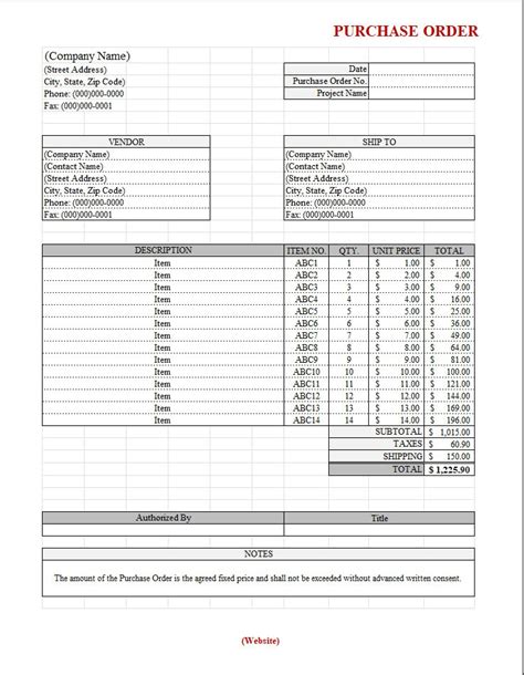 Image result for Create Purchase Order File On Excel