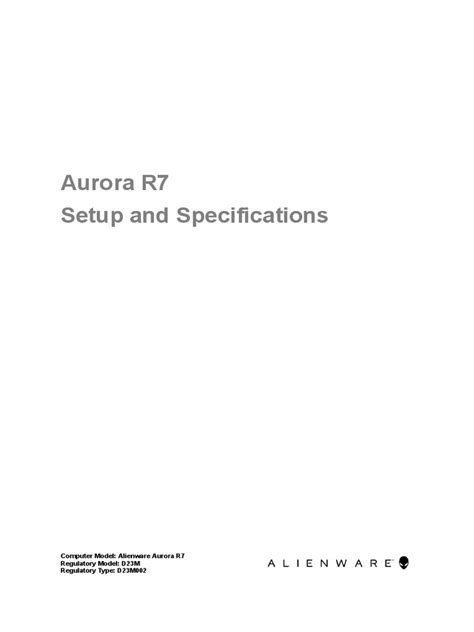 Image result for Alienware R5 Manual