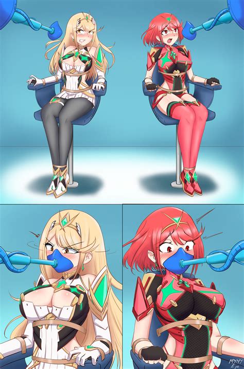 Image result for Pyra X Mythra deviantART