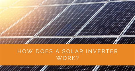 Image result for How Does a Solar Inverter Work
