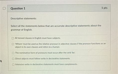 Image result for Descriptive Statements Examplew