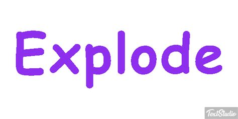 Image result for Sound Word That Explode