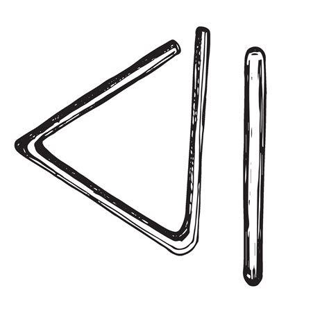Image result for Triangle Instrument Line Drawing