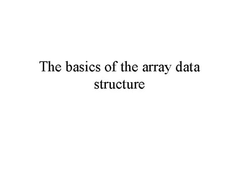 Image result for Data Array Example