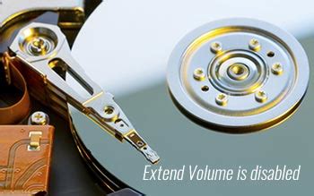 Image result for Extend Volume Is Disabled