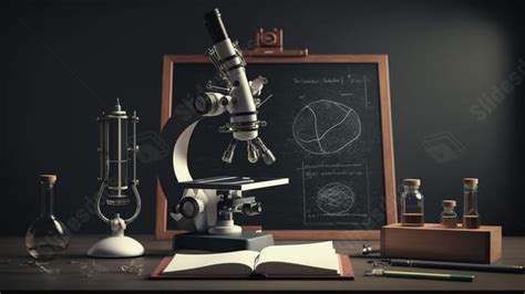 Best Microscope Powerpoint Background For Presentation - Slidesdocs.com
