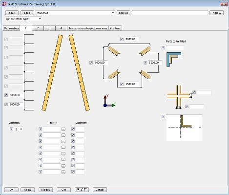 Image result for Tekla Structures Tower Components
