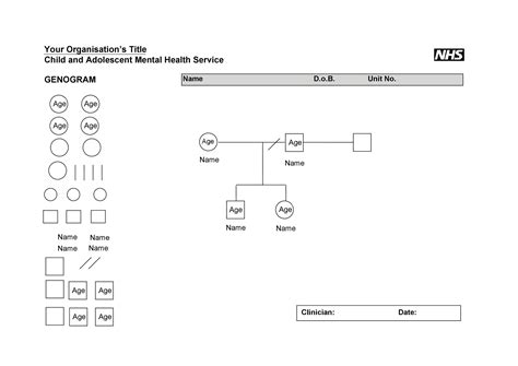 Image result for Sample Genogram Template