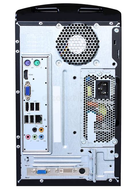 Image result for Back Panel of Computer