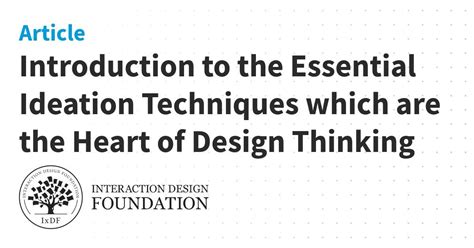 Image result for Ideation Methods InDesign Thinking