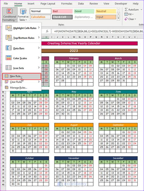 Image result for Interactive Calendar Excel