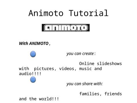 Image result for How to Use Animoto Tutorial