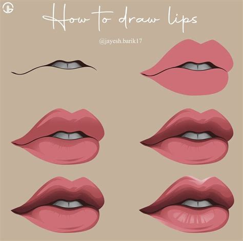 Image result for Hyper Lip Drawing Tutorial
