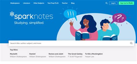 Image result for Spark Notes.com