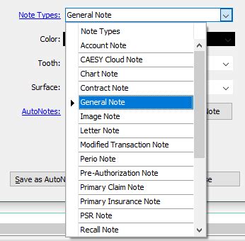 Image result for Eaglesoft Patient Notes