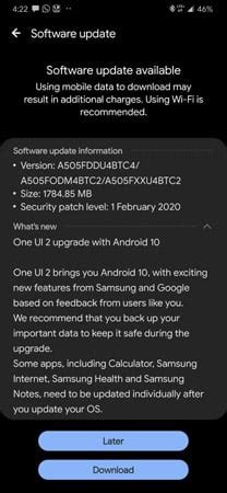 Image result for Samsung A50 Android 12 Update
