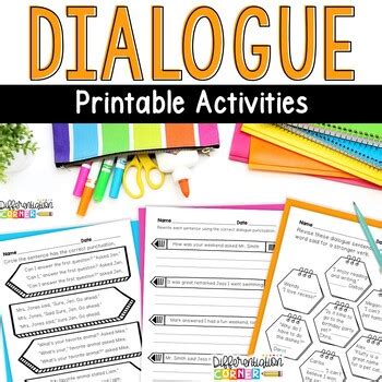 Image result for Quotation Marks Dialogue Worksheet