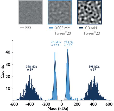 Mass photometry techniques with detergents