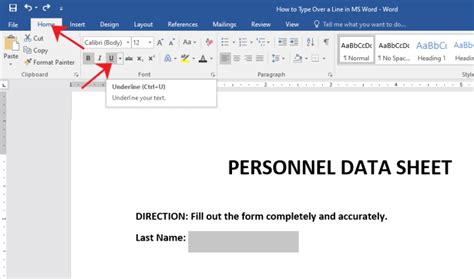 Image result for How to Float Text Over Lines Using Word