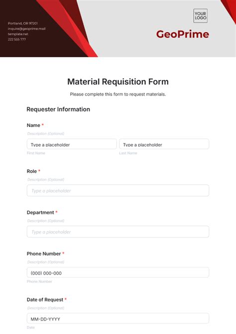 Image result for Project Requisition Form