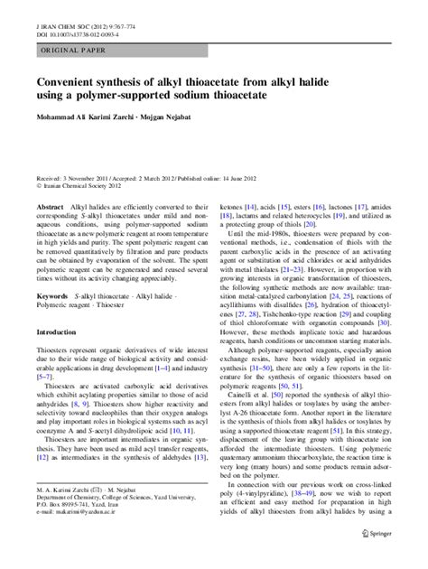 Image result for Thioacetate Oxidation Using H2O2