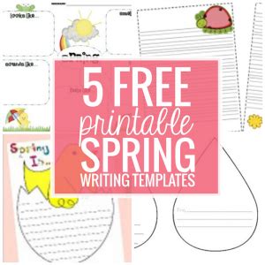 Image result for Spring Writing Page