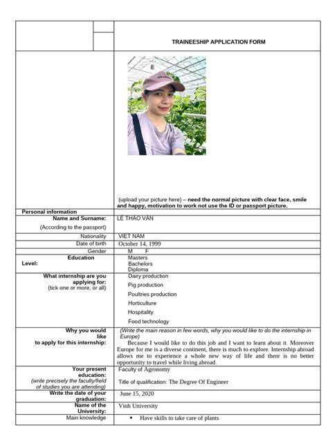 Image result for CV Form Sample PDF