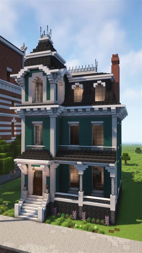 Image result for Minecraft Victorian House Tutorial