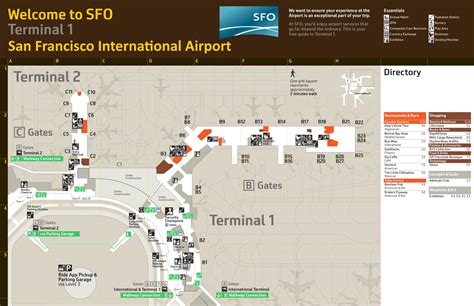 Image result for SFO Terminal 2 Map