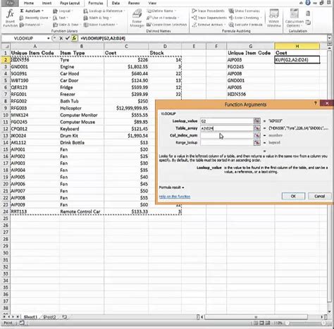 Image result for Excel VLOOKUP Tutorial